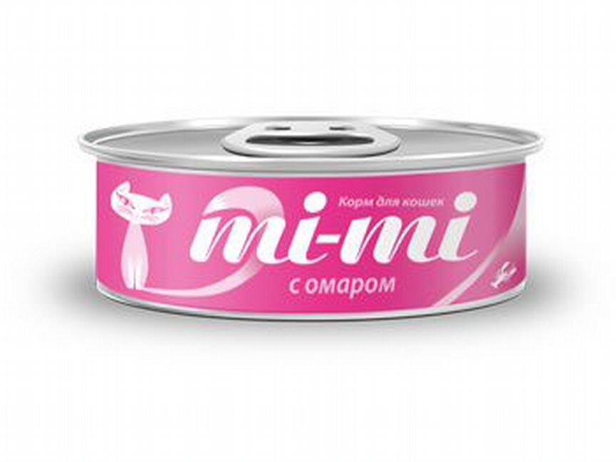 Mi-mi консервы для кошек и котят с кусочками тунца