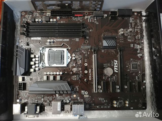 Материнская плата MSI Z370-A PRO купить в Жуковском | Электроника | Авито