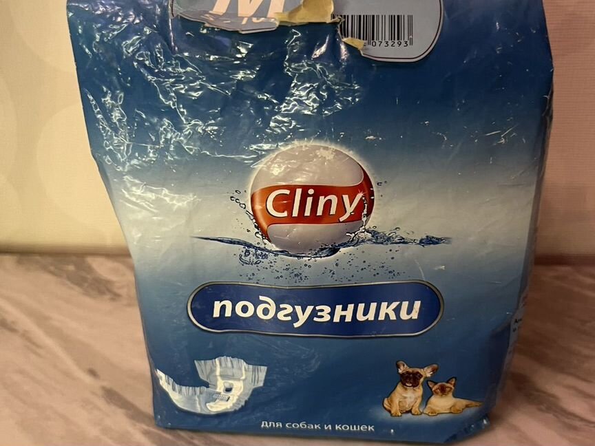 5.0 -24 Подгузники Cliny М для собак и кошек
