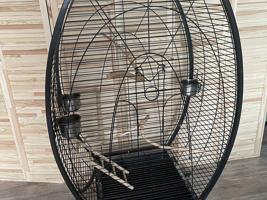 Большая клетка для попугая бу