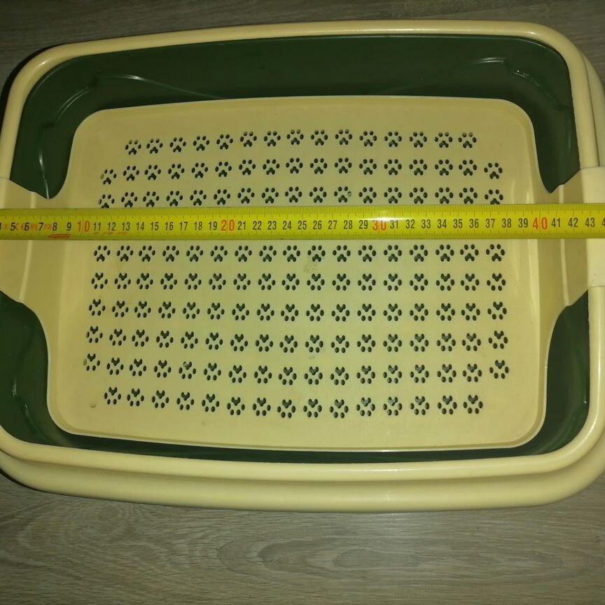 Лоток для кошек большой с сеткой