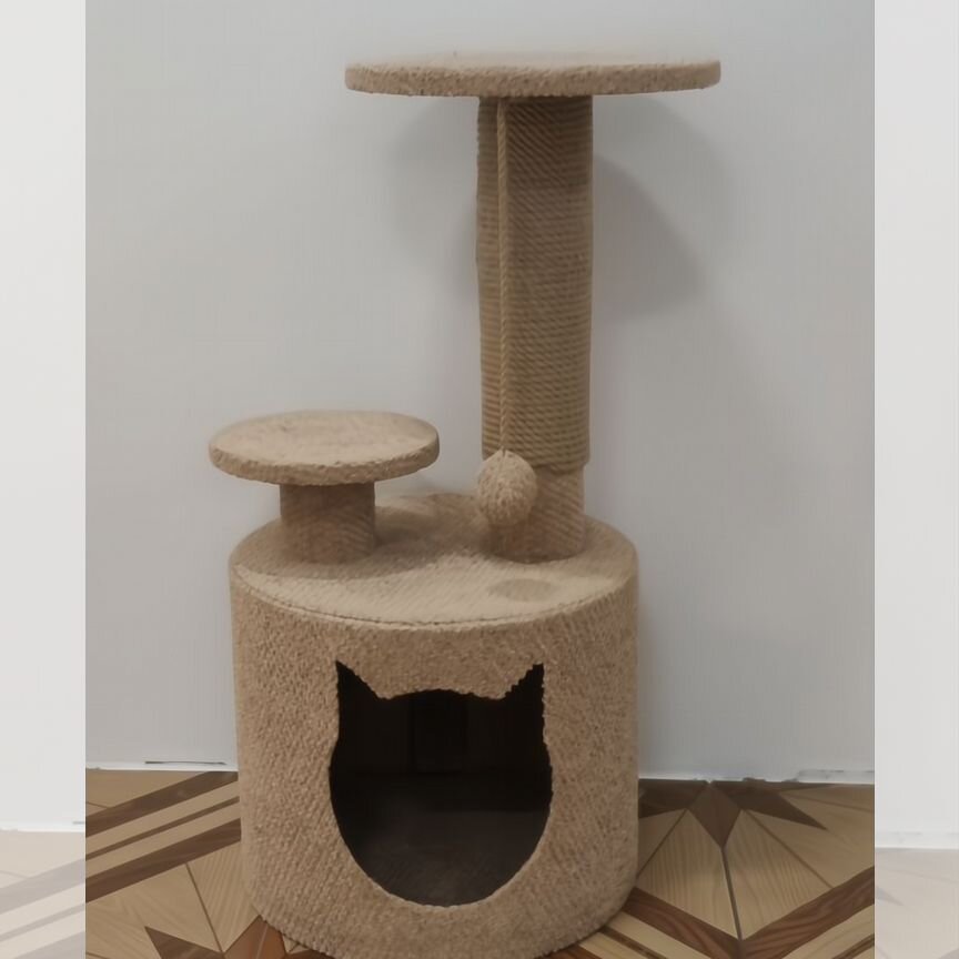 Домик для кошки с когтеточкой