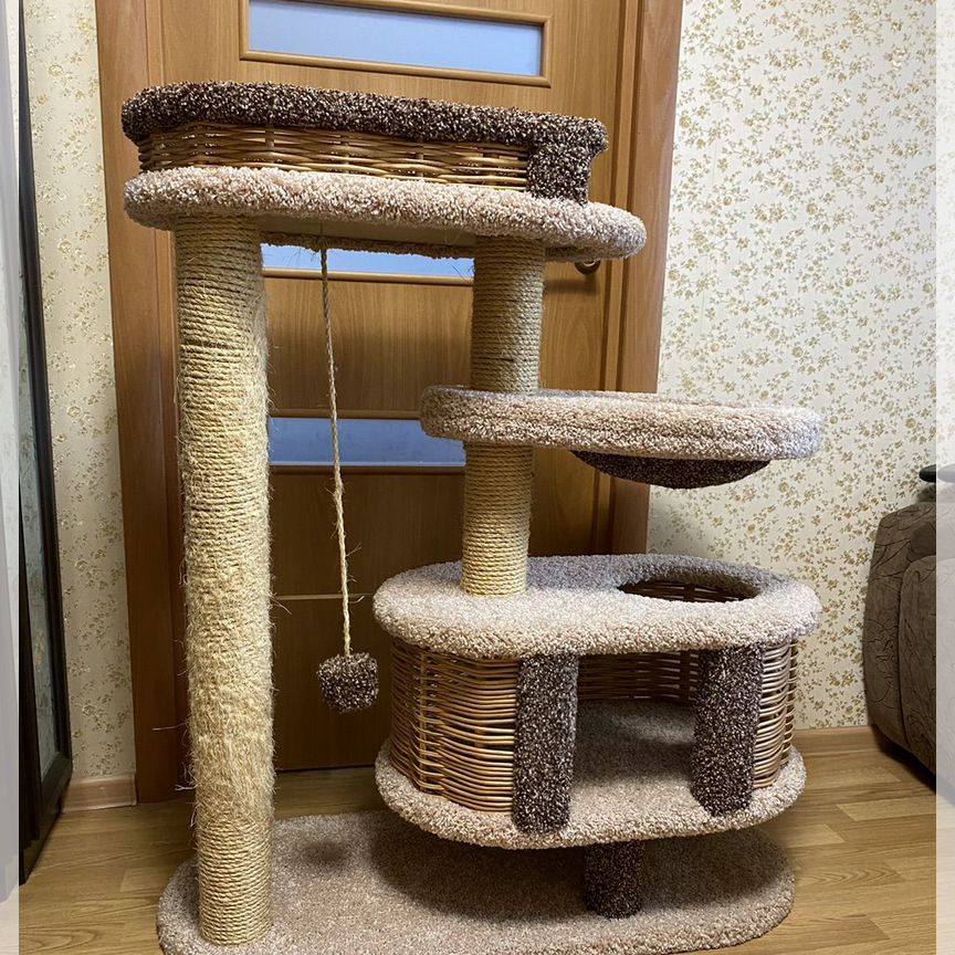 Когтеточка с домиком бу