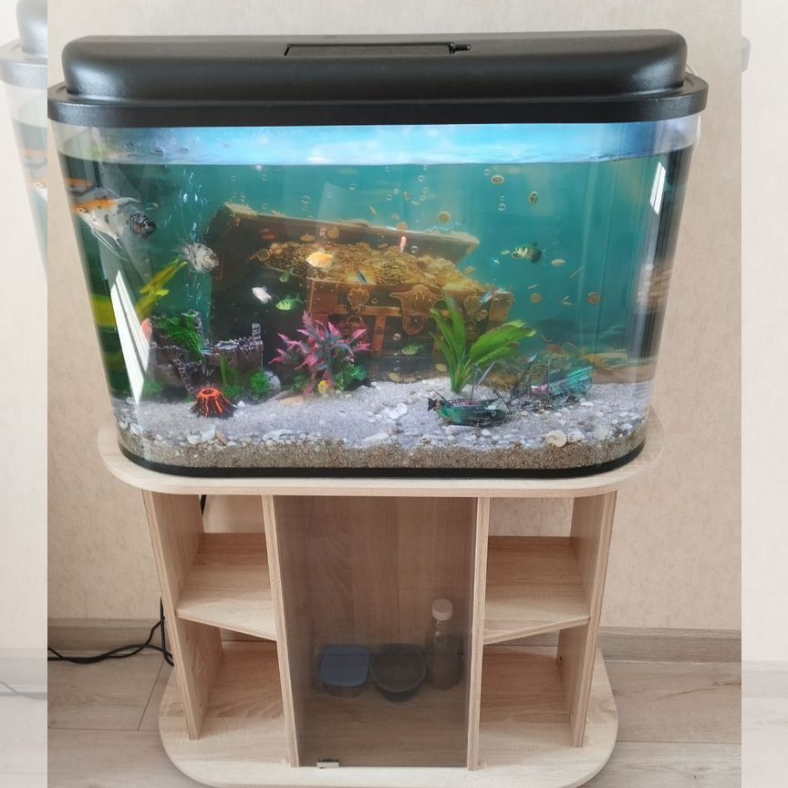 Аквариум с тумбой 105 литров
