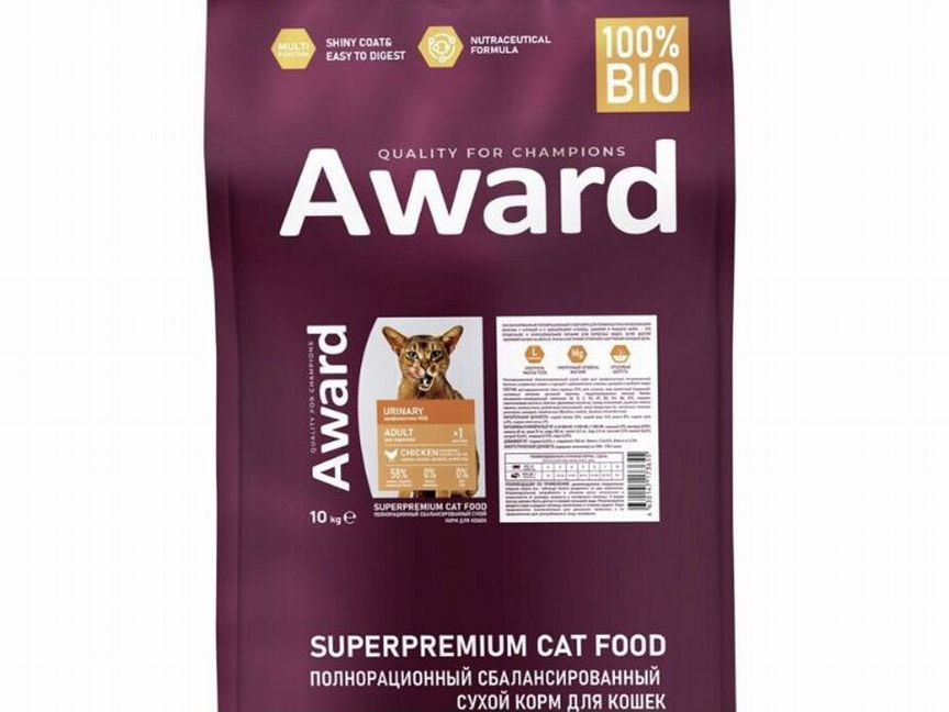 Корм award Уринари для кошек