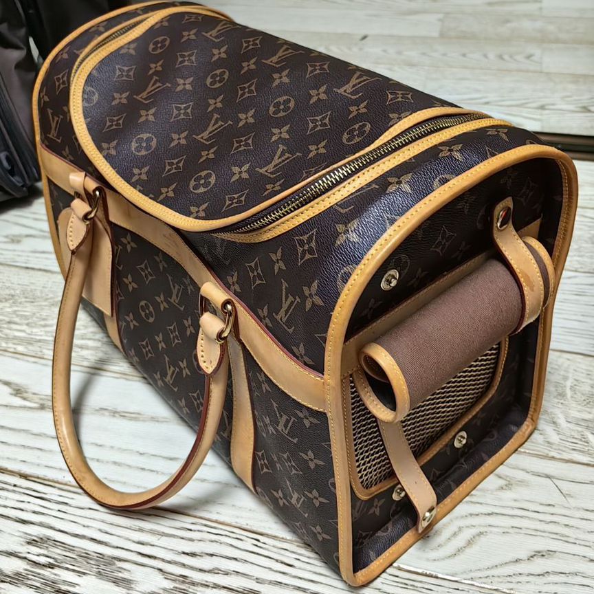 Сумка переноска для собак louis vuitton оригинал
