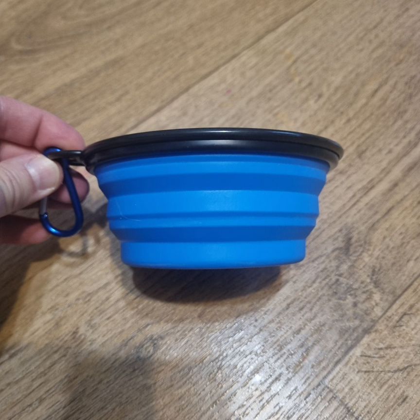 Дорожная, складная чашка для кошек/собак