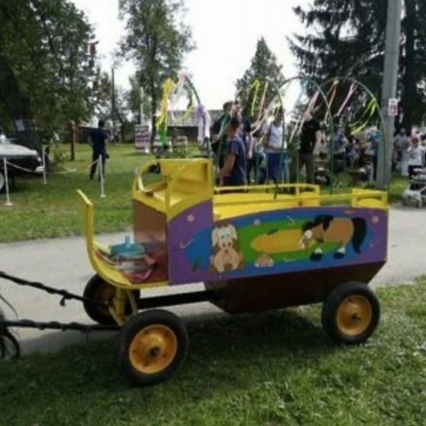 Телега - сани упряж для пони