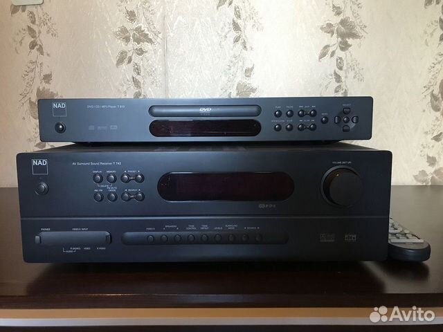 Ресивер NAD T-743 и DVD NAD T-513 купить в Москве | Электроника | Авито