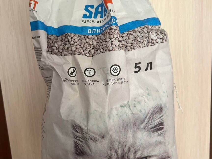 Кошачьий наполнитель комкующийся