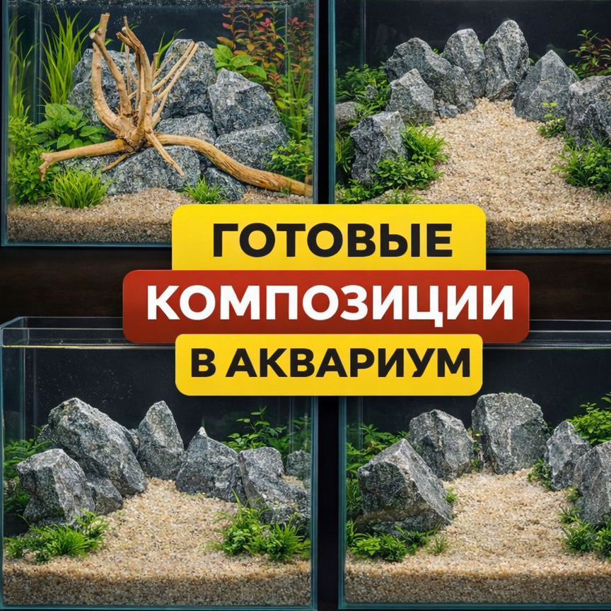 Готовые композиции в аквариум
