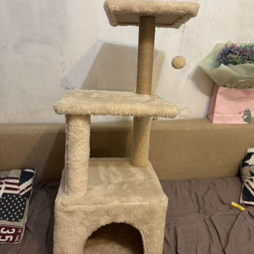 Домик для кошки/кота с когтеточкой