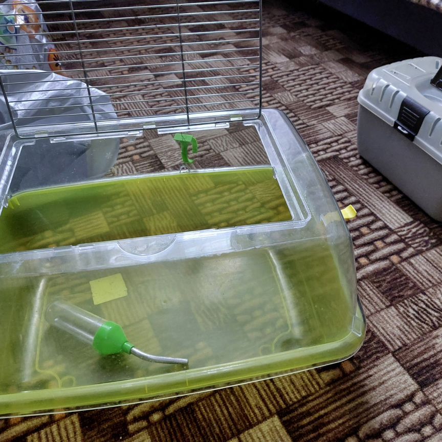 Клетка для грызунов и переноска