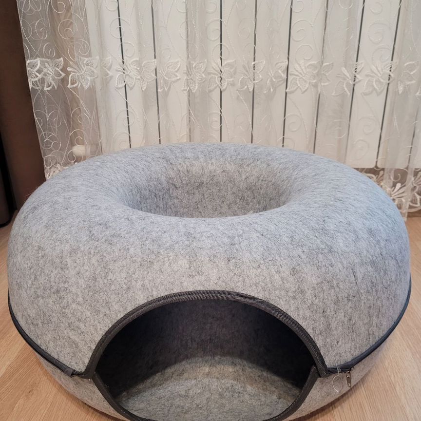 Лежанка тоннель для кошек