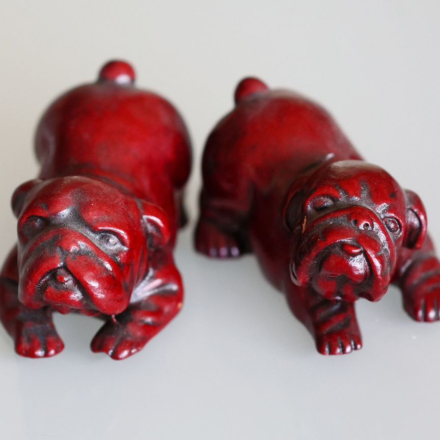 Нэцкэ нецке статуэтка собака бульдог и другие