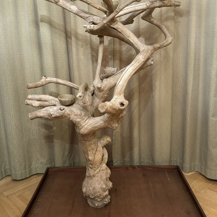 Насест из кофейного дерева