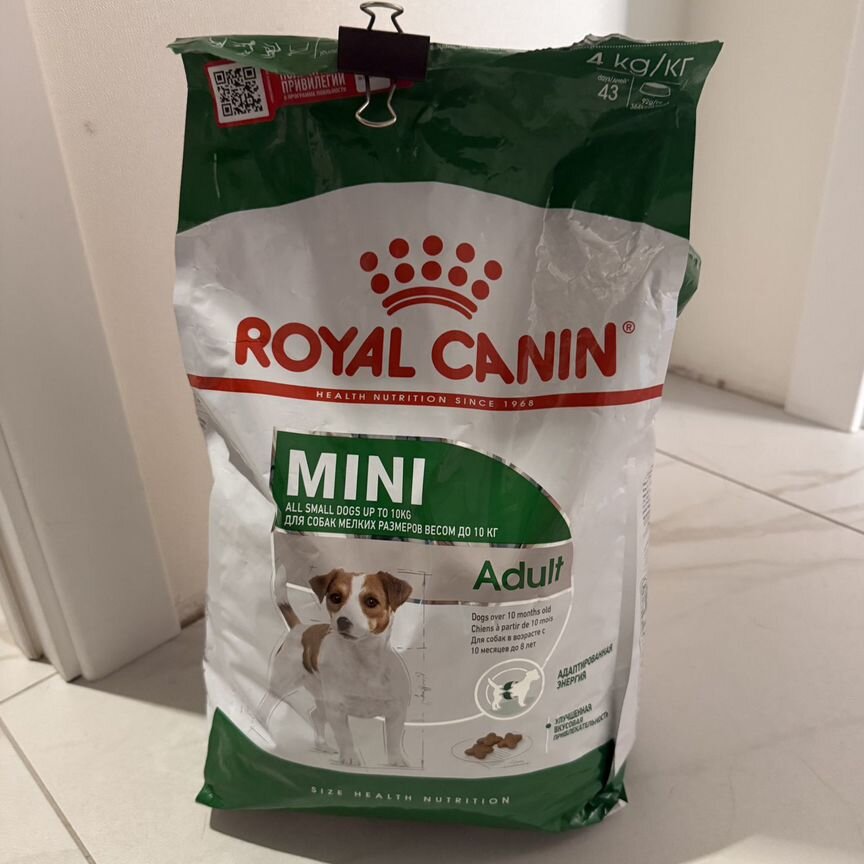 Корм для собак royal canin mini adult