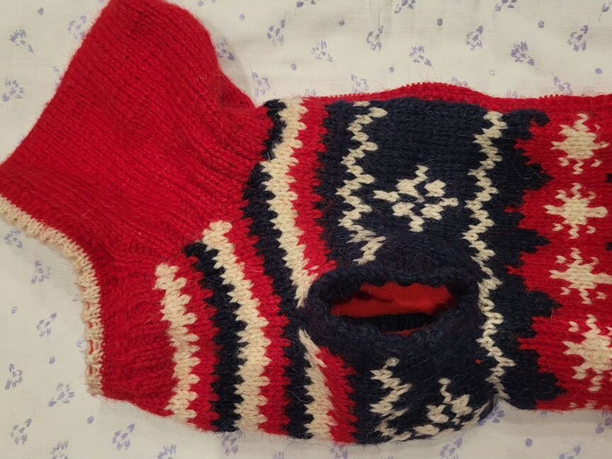 Одежда для собак кофта вязаная