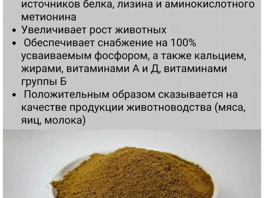 Рыбная мука "Марокко"