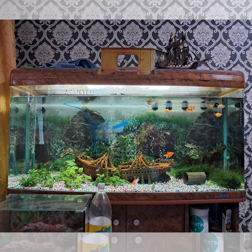 Аквариум с тумбой jebo 300 л