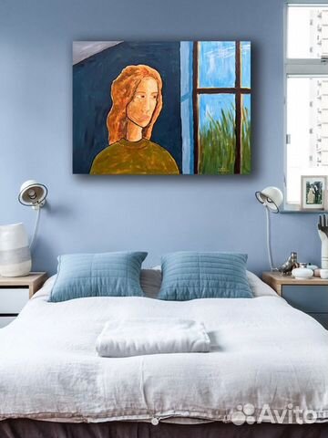 Картина - Woman and the window купить в Москве | Хобби и отдых | Авито