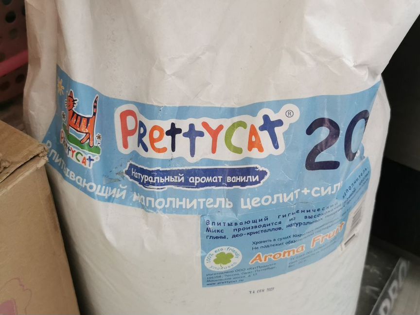 Наполнитель для кошачьего туалета pretty cat