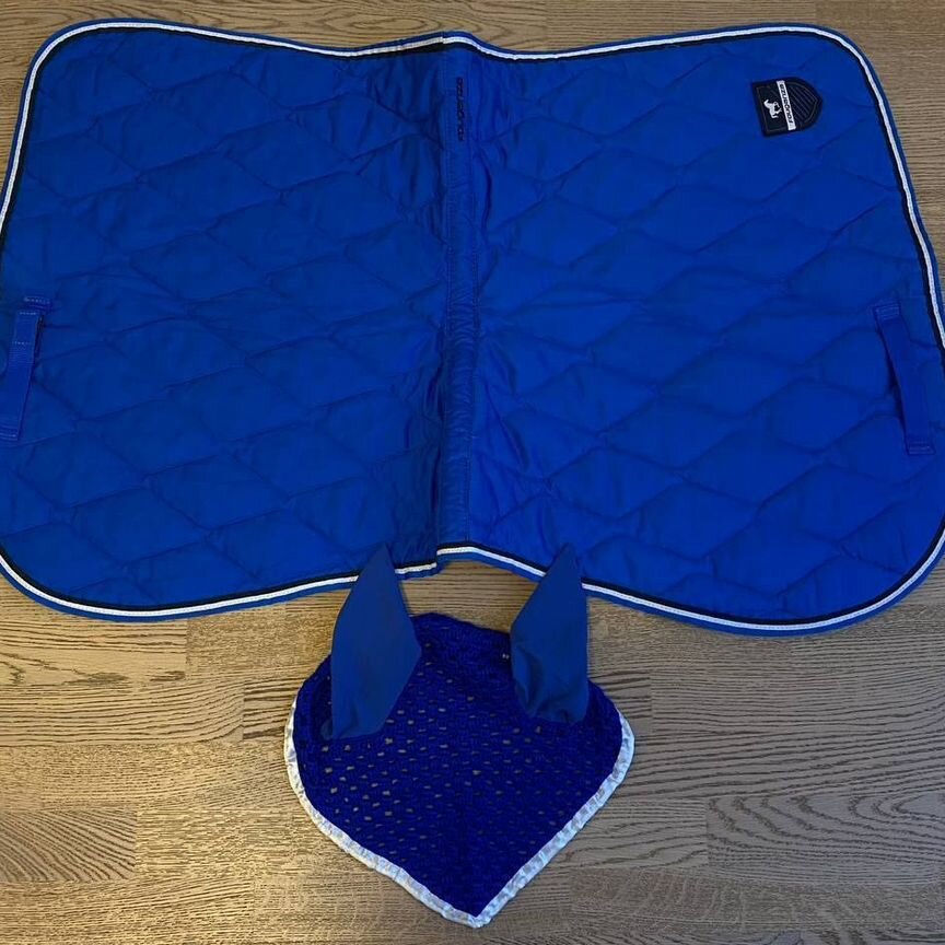 Набор вальтрап fouganza синий + ушки синие