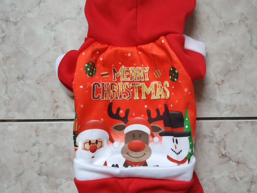 Новогодний комбинезон для собак