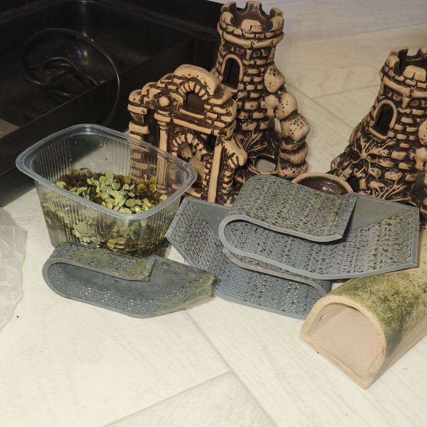 Крышка для аквариума,декор