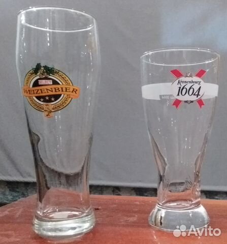 Бокалы пивные коллекционные "1664" и "Weizenbier" купить в Рязани ...