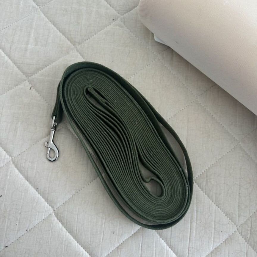 Поводок для собак брезентовый 10м новый