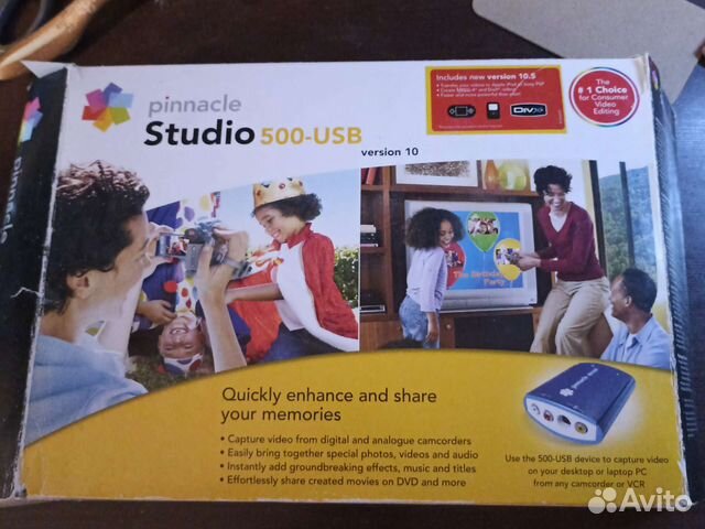 Pinnacle studio 500 usb купить в Санкт-Петербурге | Электроника | Авито