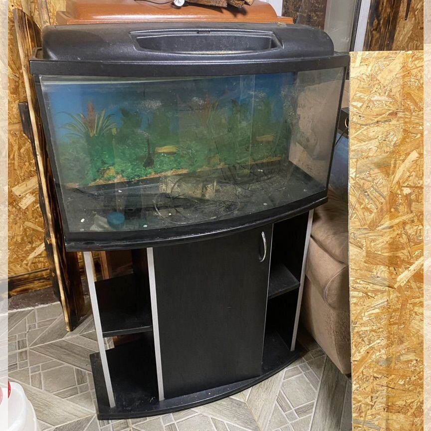 Аквариум с тумбой