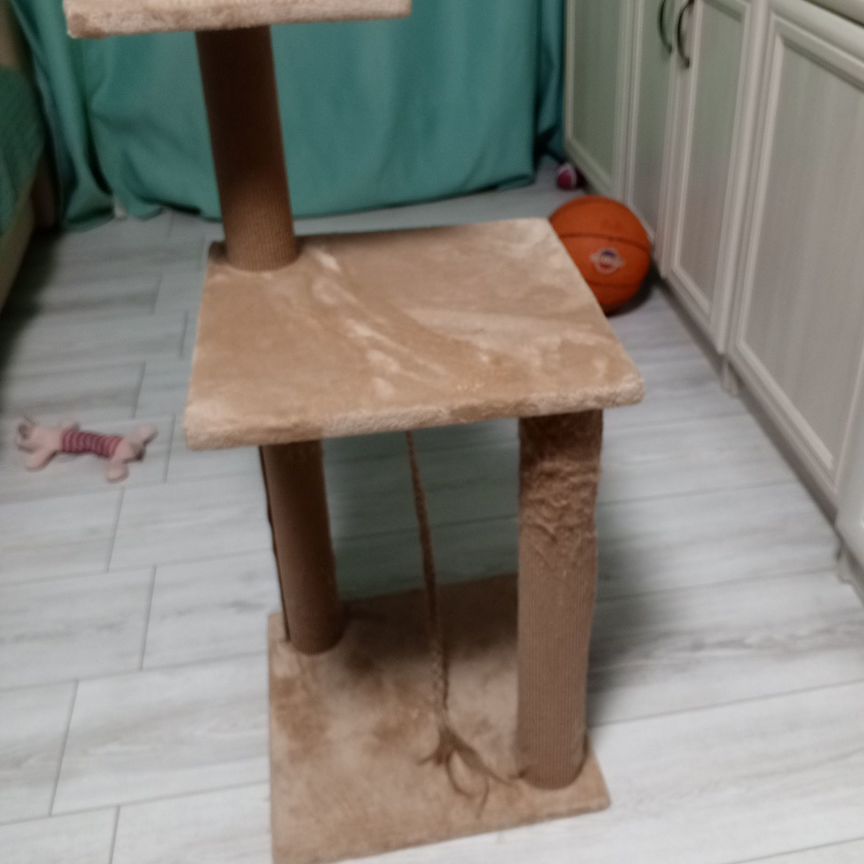 Когтеточка с полками