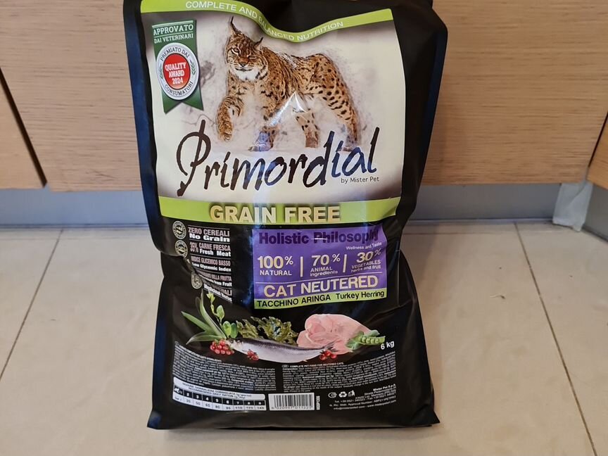 Сухой корм для кошек Primordial