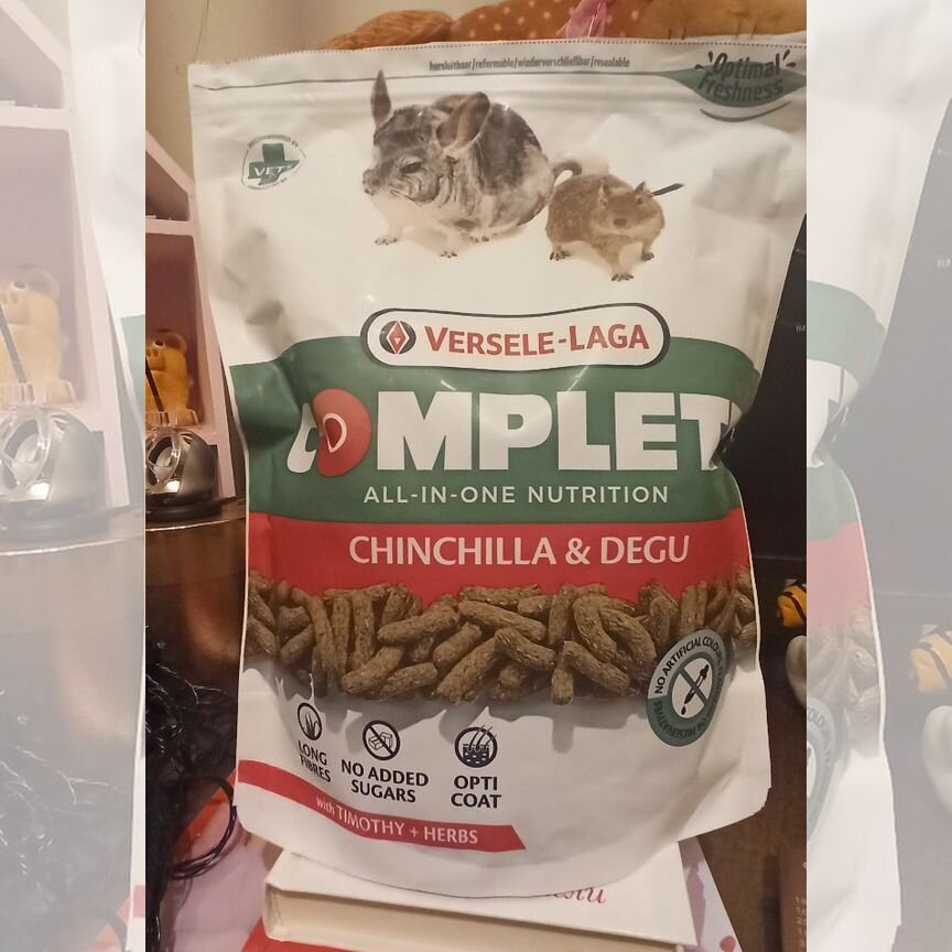 Корм для шиншилл и дегу versele laga