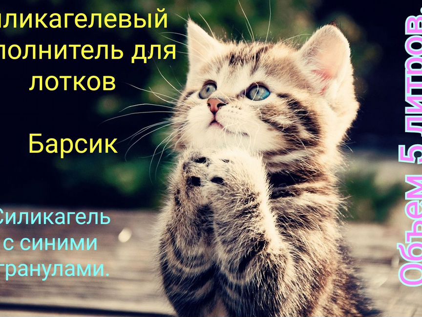 Силикагель, наполнитель для лотков