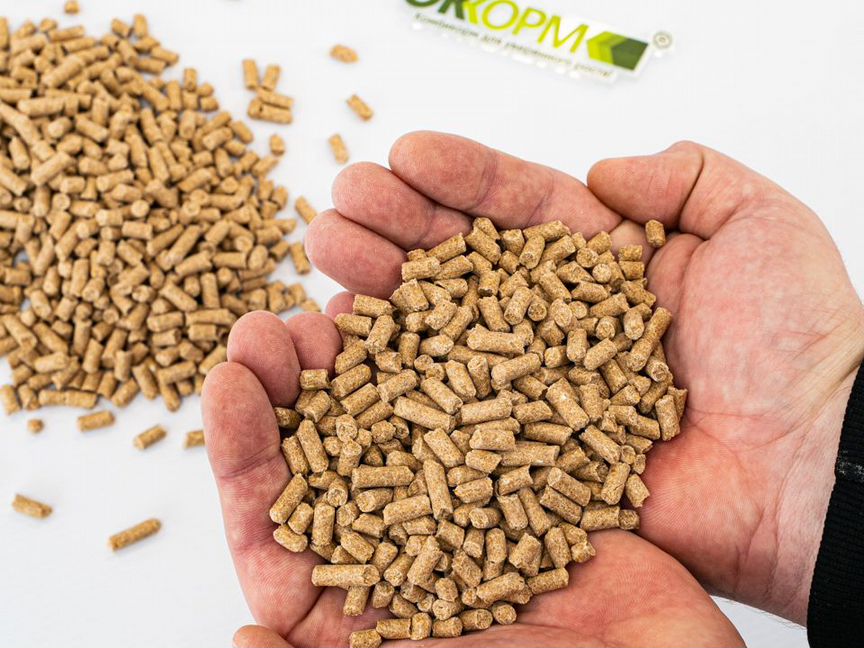 Корм для кур, свиней, коров, кроликов, овец опт