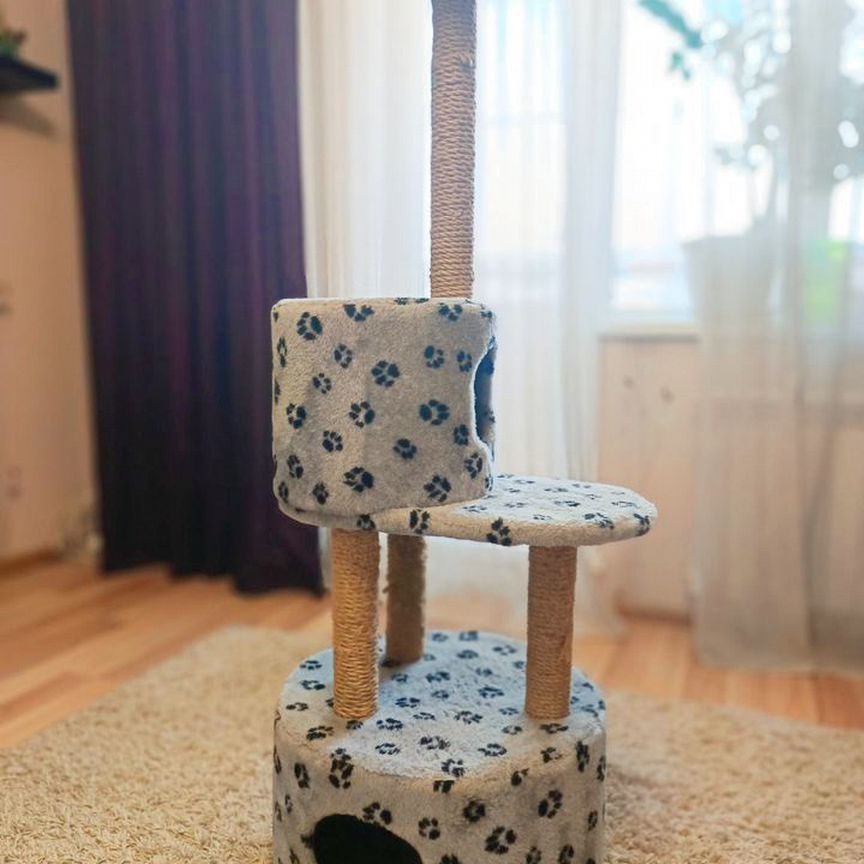 Когтеточка домик для кошки
