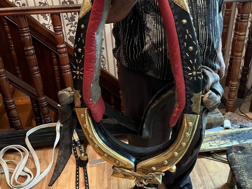 Збруя, снаряжение на лошадей, уздечки, недоуски