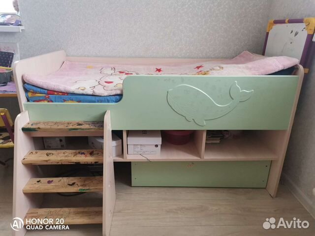 Детская кровать от 3 лет с бортиками бу купить в Саратове | Личные вещи ...