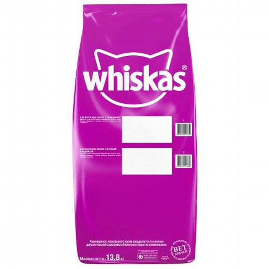 Сухой корм Whiskas 13.8 кг