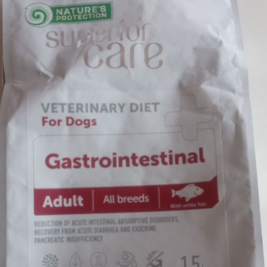 Корм для собак superior care gastrointestinal