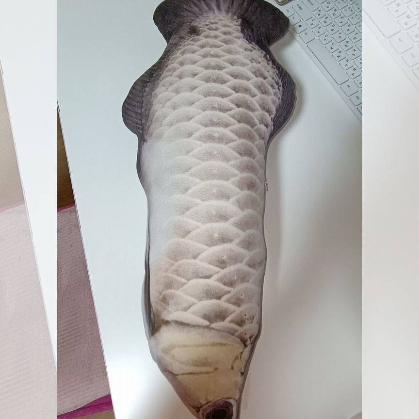 Игрушка мягкая для кошек Рыба 55 см