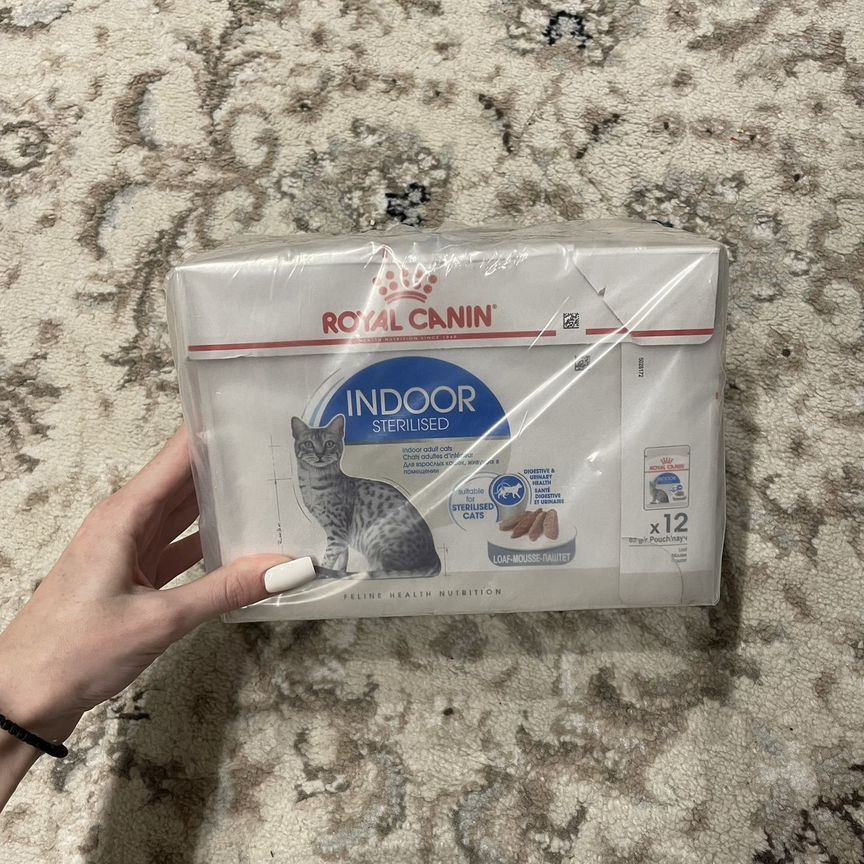 Royal canin indoor влажный паштет
