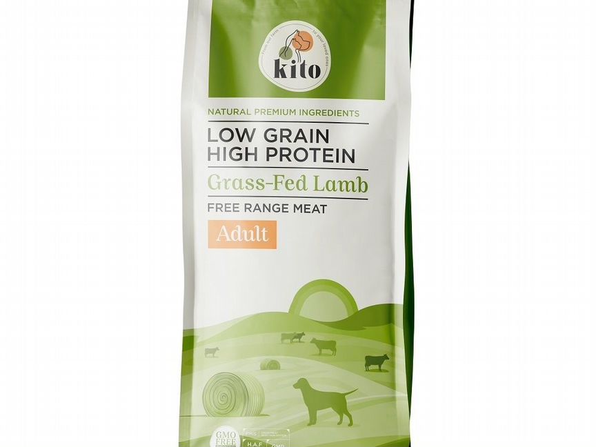 Kito для взрослых собак с ягненком свободного выгу