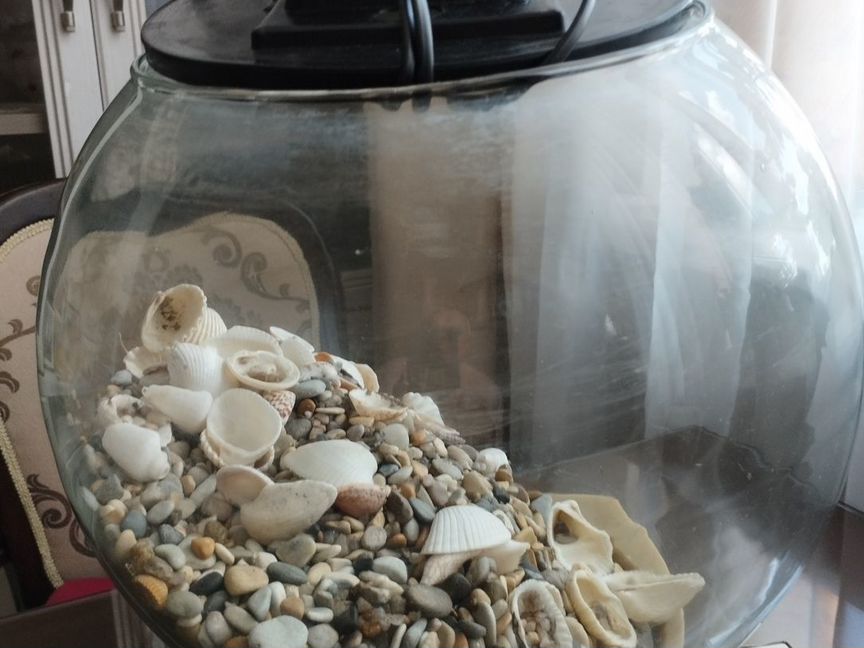 Аквариум круглый с подсветкой