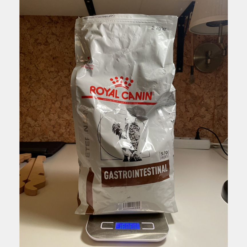 Royal canin gastrointestinal для кошек 2 кг корм