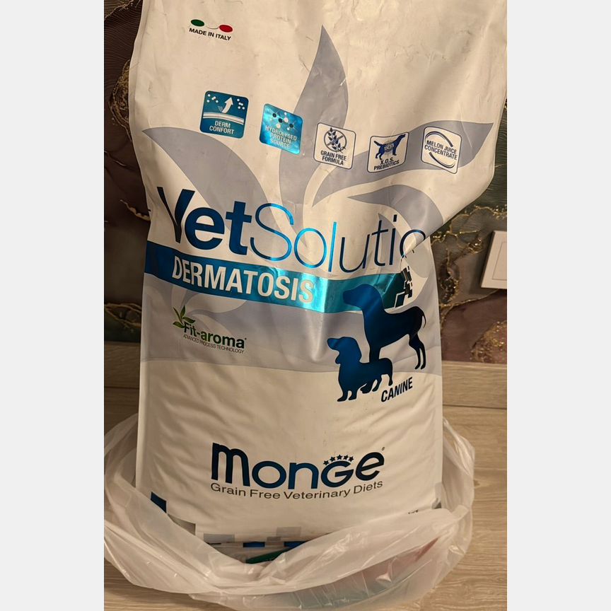 Корм monge dermatosis 12 кг