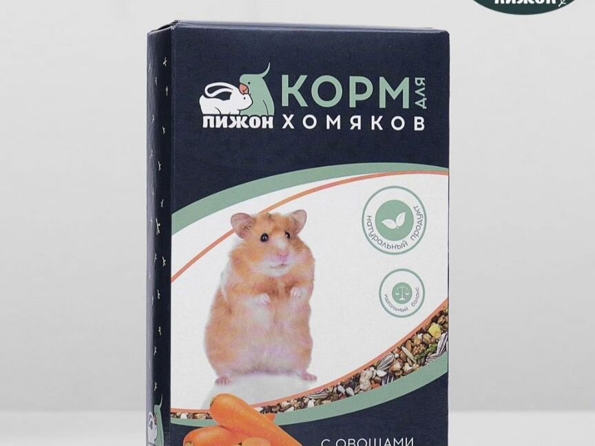 Корм для Хомяков "Пижон", с овощами